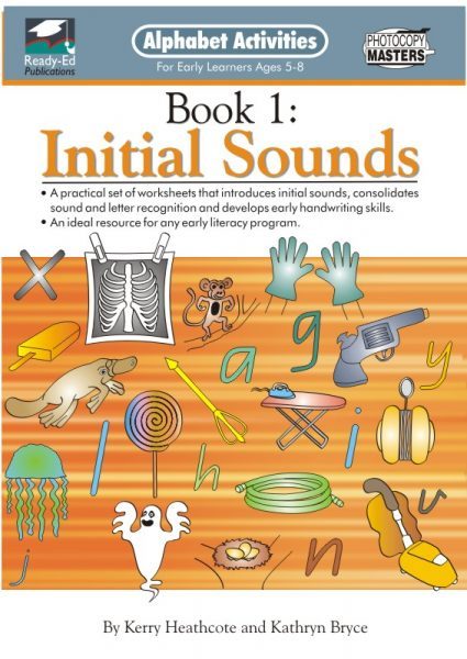 Alphabet Activities: Book 1- Initial Sounds (Instant Download)