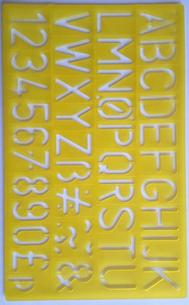 Helix Multi-Pack Lettering Stencils ( 4-Pack) | EducatorsDen.com